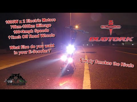 E-Mobo DuoTork 100kmph Fastest Electric Scooter on Earth