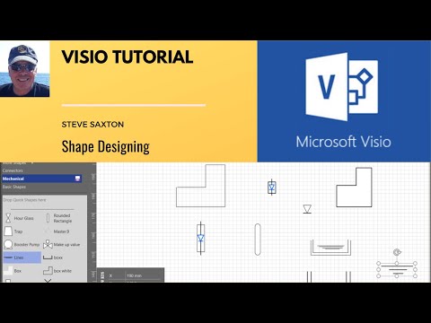 How to design your own shapes in Microsoft Visio.