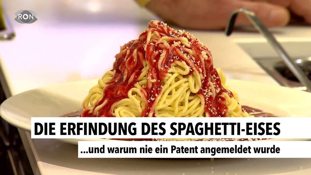 Die Erfindung des Spaghetti-Eises | RON TV |