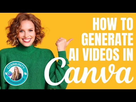 CANVA'S BRAND NEW AI VIDEO GENERATOR #canva #canvassador #canvaai