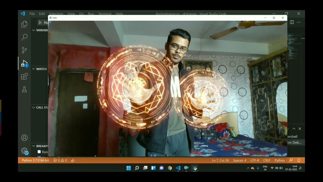 Get The Powers of Dr Strange | Python Computer Vision Machine Learning Project