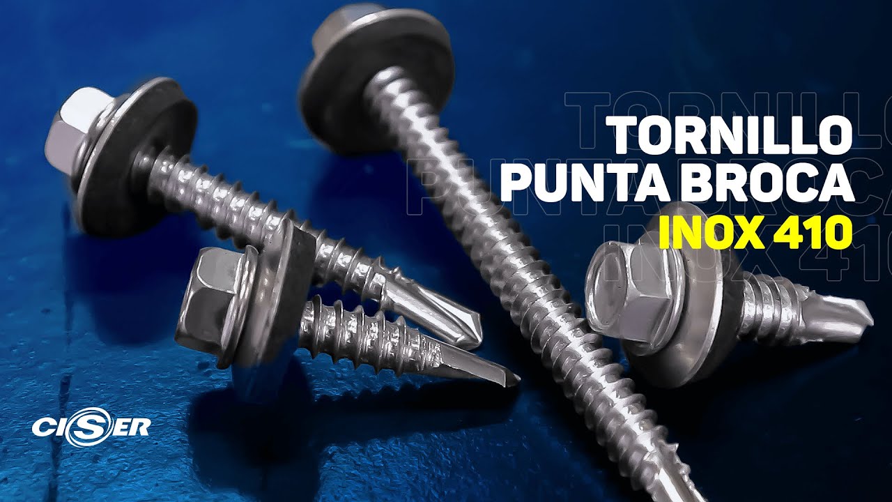 Ciser | Tornillos Punta Broca Inoxidable 410