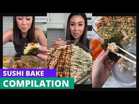 How to make the perfect Sushi Bake compilation video | MyHealthyDish