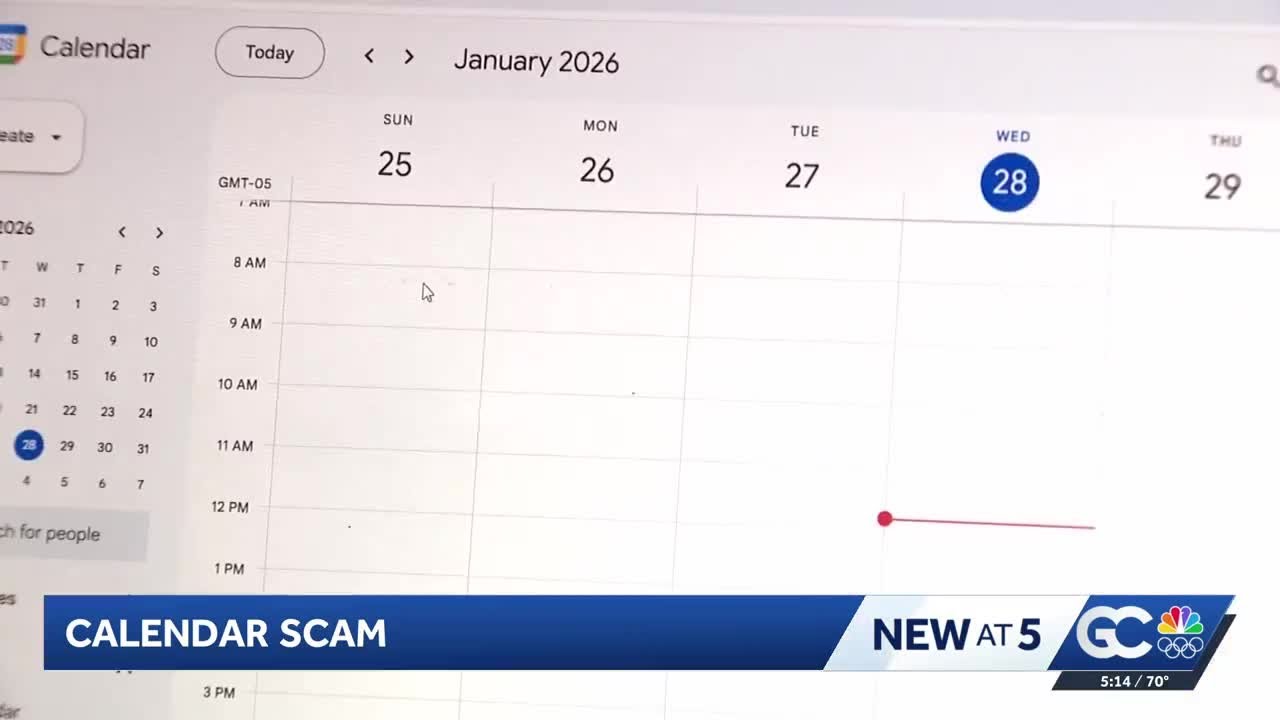 Cybersecurity expert explains scam that targets personal calendars