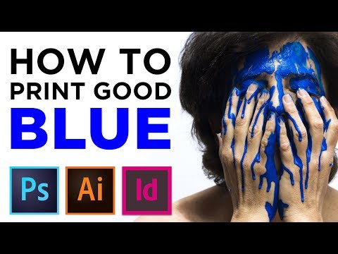 How to print good blue color in CMYK - Adobe Illustrator CC (or InDesign & Photoshop)