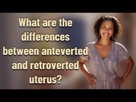 What are the differences between anteverted and retroverted uterus?