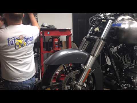 MC Baggers Rake Kit Prep | Harley-Davidson | Fat Head Cycles