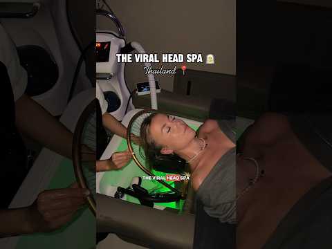 THE VIRAL HEAD SPA, THAILAND 📍 #headspa #thailand #bangkok