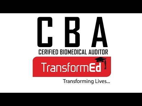 CERTIFIED BIOMEDICAL AUDITOR CBA® 2019