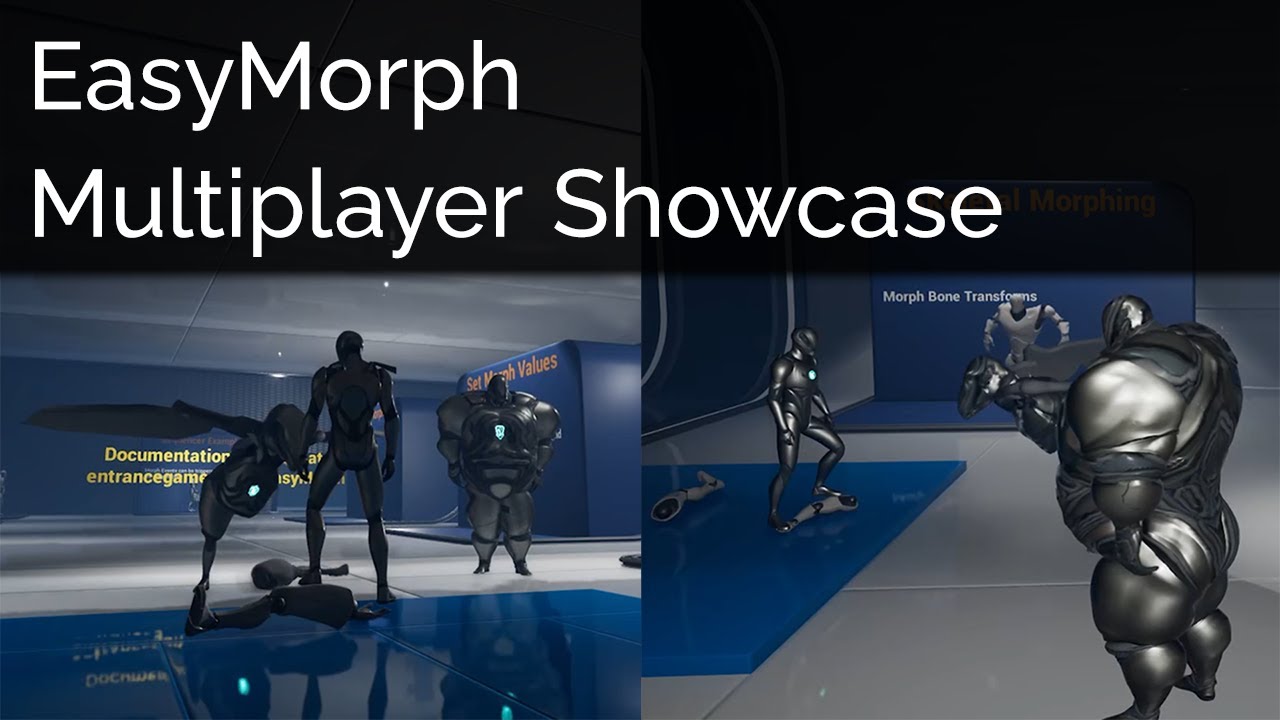 EasyMorph Multiplayer Showcase #unrealengine #morph #mesh #realtime