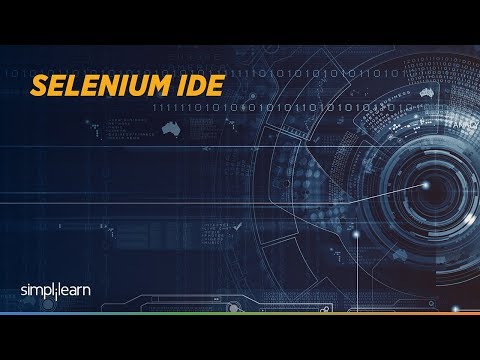 Selenium IDE Tutorial For Beginner |Selenium IDE Installation |Selenium Training | Simplilearn