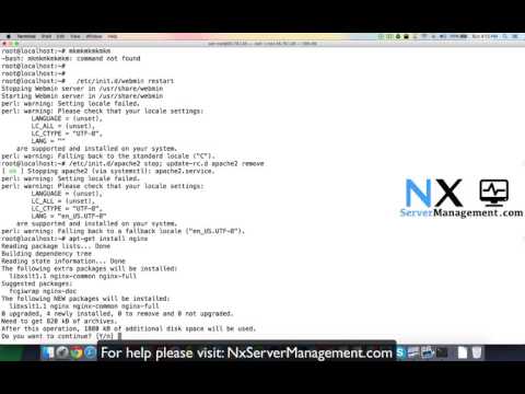 Installing Webmin & Virtualmin + Nginx + Adding a Domain Part - 2