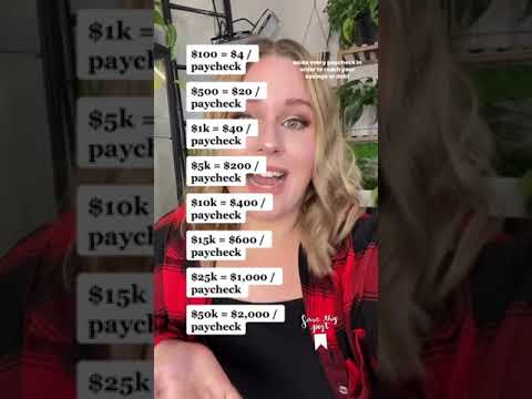 bi-weekly paycheck? Here’s how much you need to save!