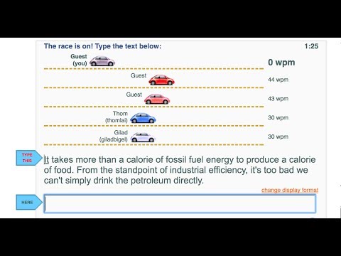 TypeRacer Game - Test Your Typing Speed!