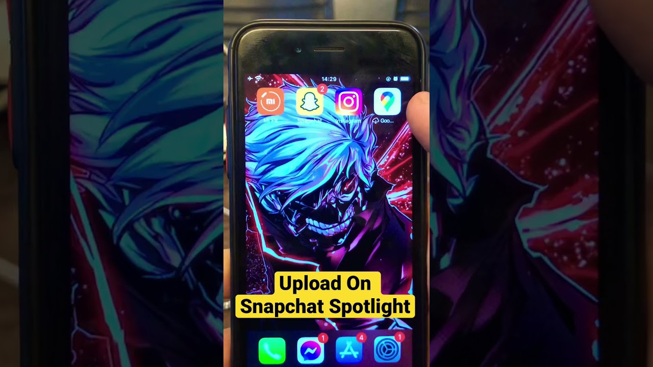 How To Upload Videos On Snapchat Spotlight! #shorts