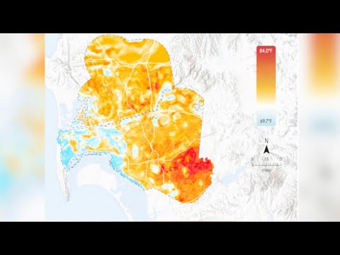 San Diego maps hottest parts of city, 15º differences revealed