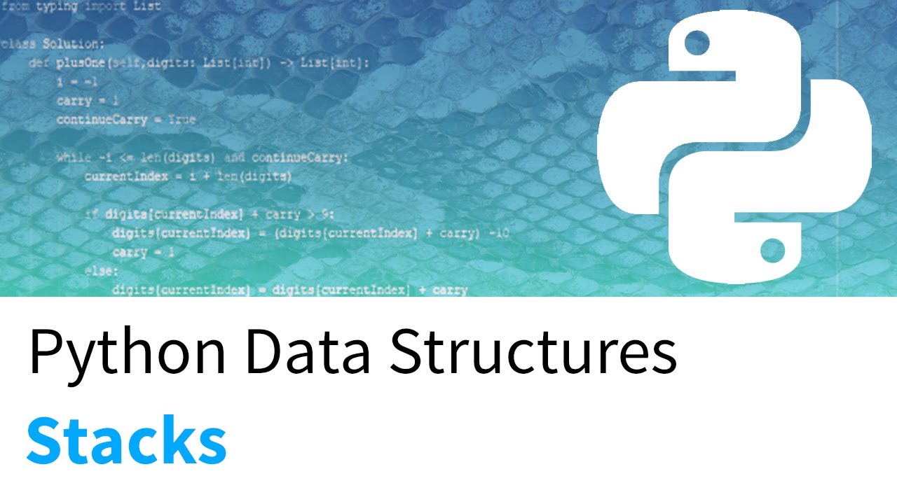 Data Structures in Python - Implementing a Stack