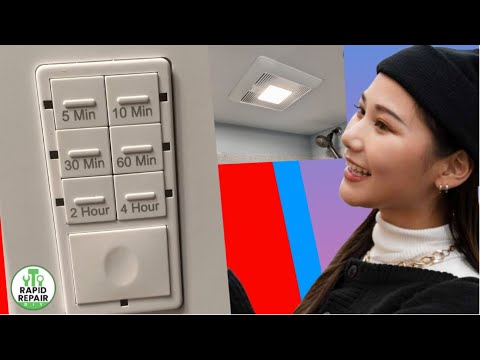 Install A Timer Switch To Control Your Vent Fan In The Bathroom