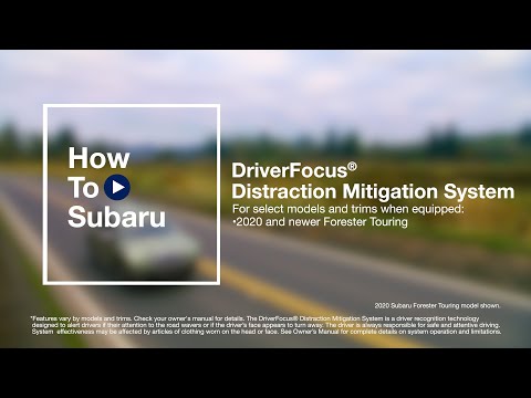 How to Use Your Subaru Vehicle’s DriverFocus® Distraction Mitigation System (Forester)