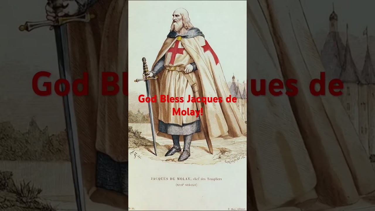 Jacques de Molay the Last Templar Hero Grand Master #demolay #knightstemplar #templars #ai #french