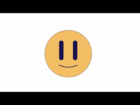 Y2k emoji line 2D object animation