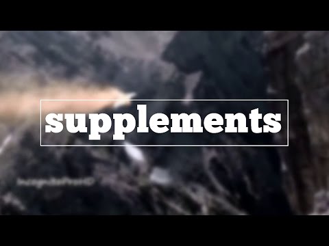 Learn how to spell supplements