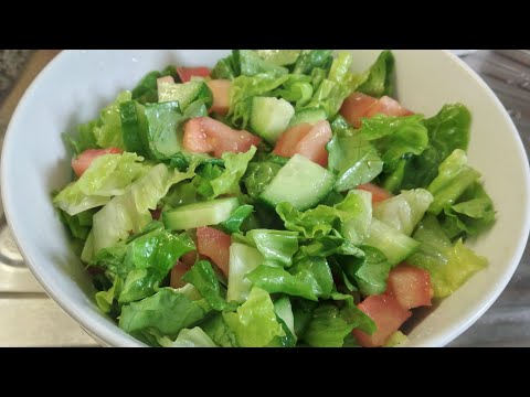 Simple vegetable salad