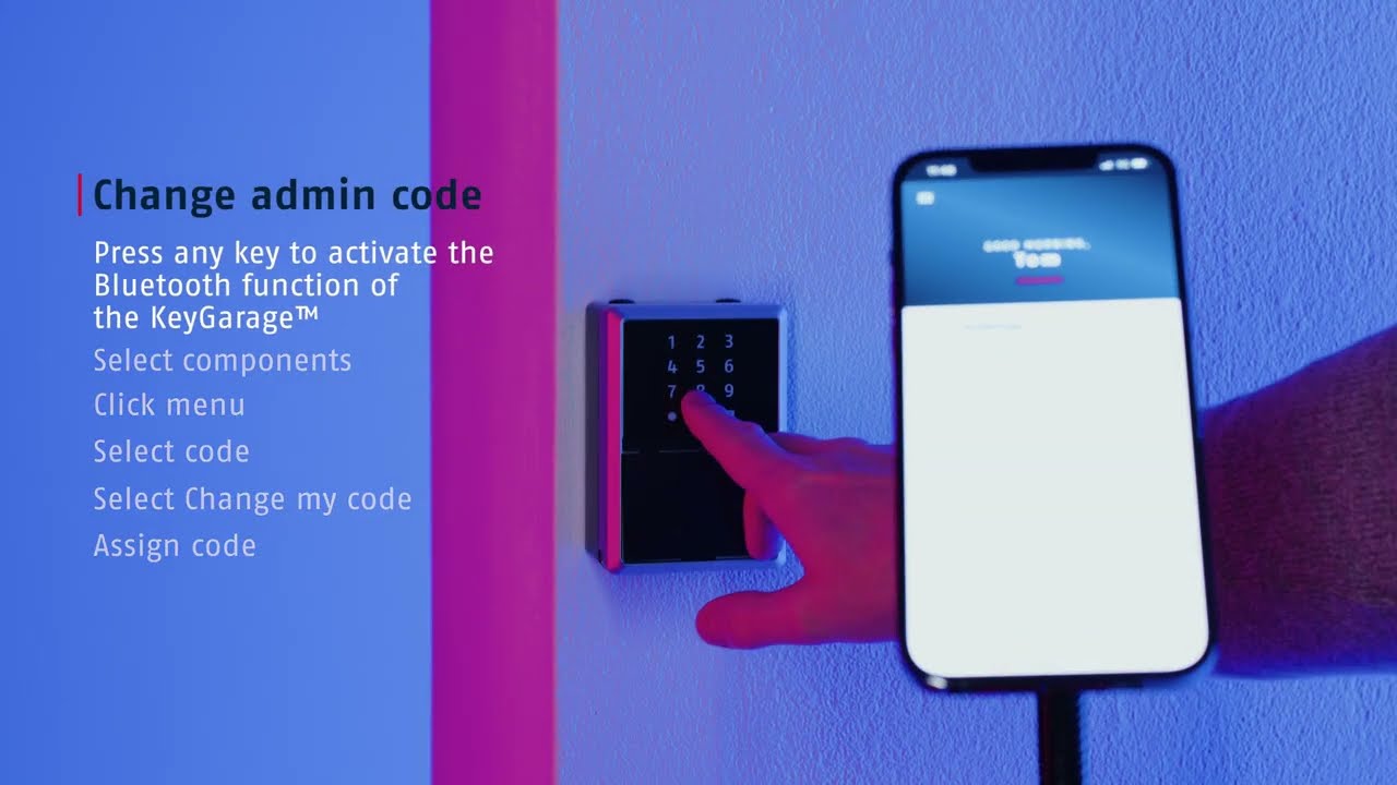 Change Admin Code | ABUS KeyGarage™ 787 Smart Bluetooth®