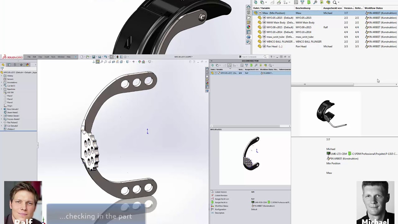 SOLIDWORKS PDM Concurrent Engineering