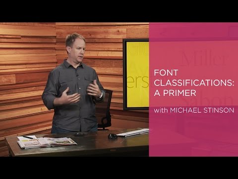 Font Classifications: A Primer