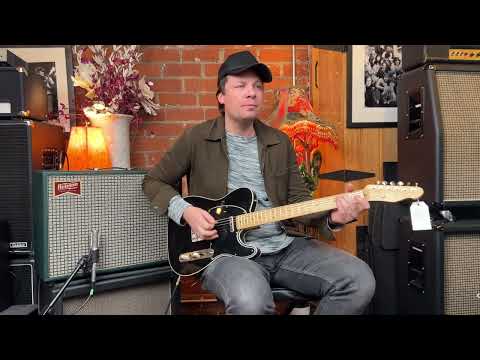Rutters Double Bound T Style Electric Guitar - In Black with | Reverb