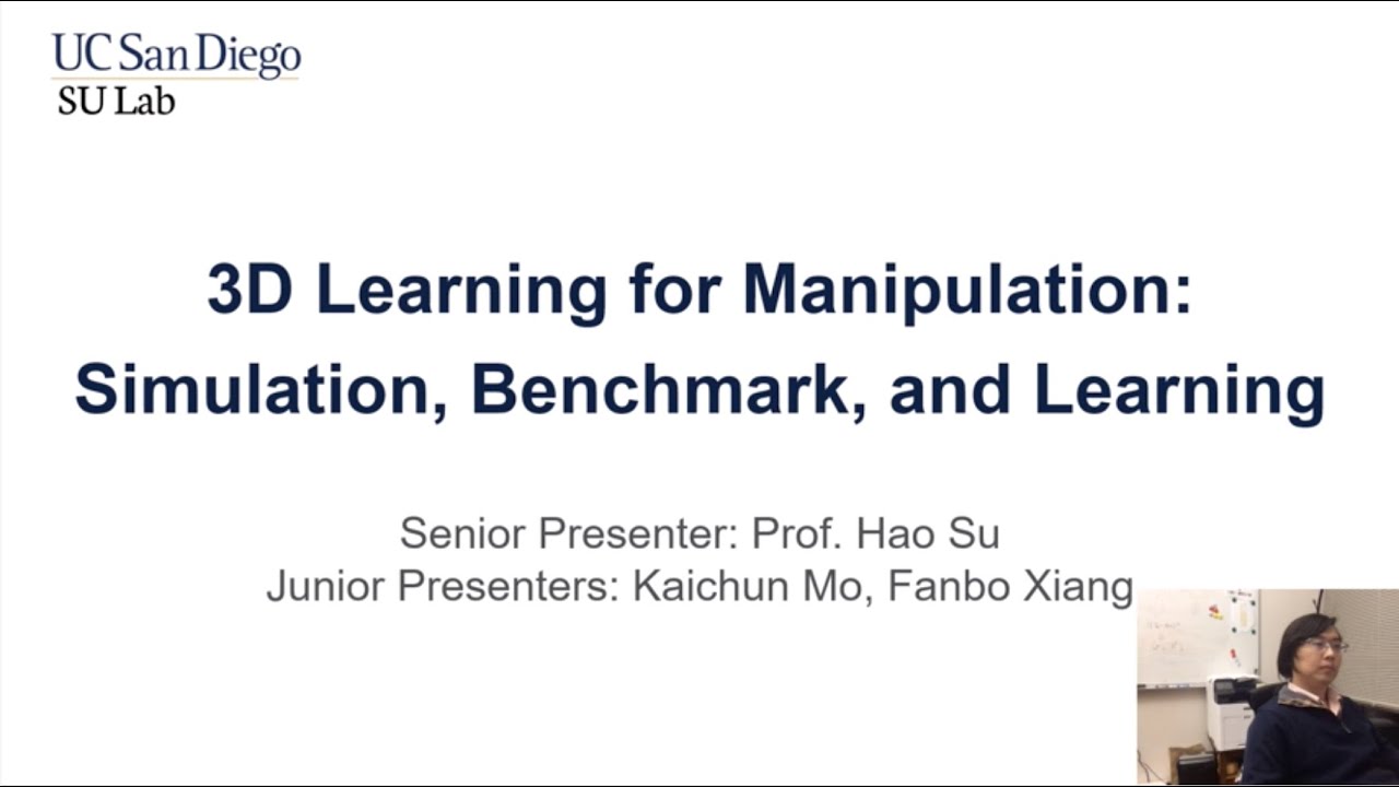 3D Learning for Manipulation: Simulation, Benchmark, and Learning