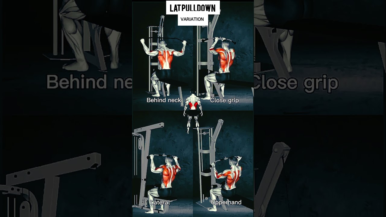 Lat pulldown variation!! back exercises @GymFit177