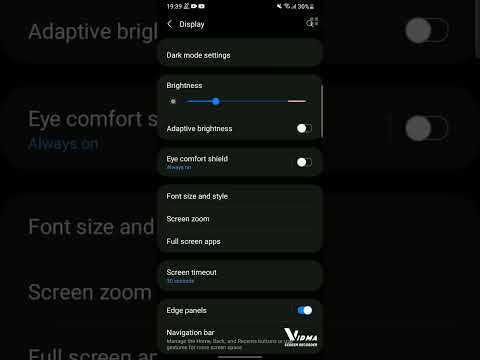 How to change font size in samsung devices