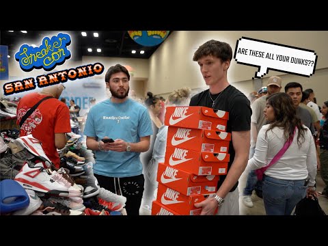 Courtside Kicks Spends $10,000 at Sneaker Con San Antonio!