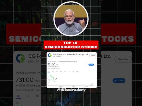 Top 10 Semiconductor Stocks for 2024 😍🔥 #shorts #stocks