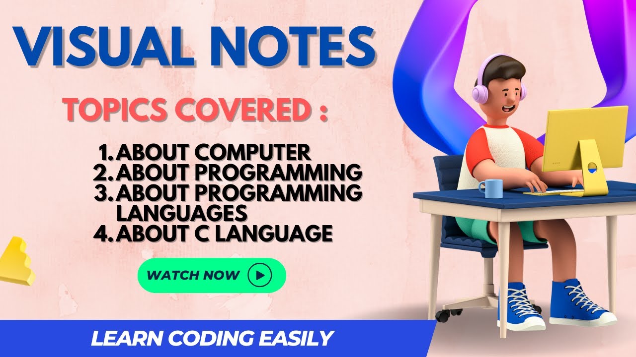 Introduction to C Programming & Computer Basics – Visual Notes