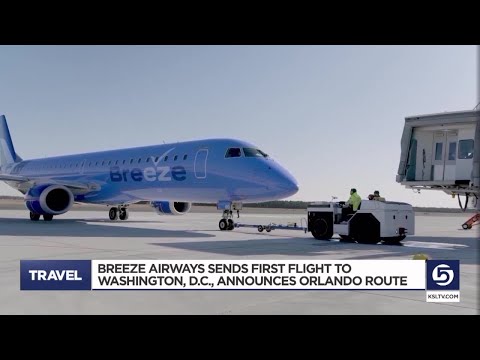 Breeze to add flights from Provo to Orlando after launching new Washington DC service