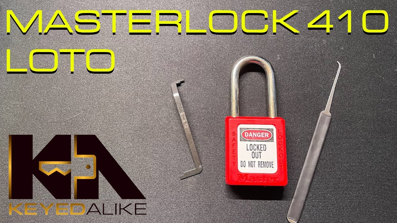 [2] Masterlock 410 LOTO Picked + Tips