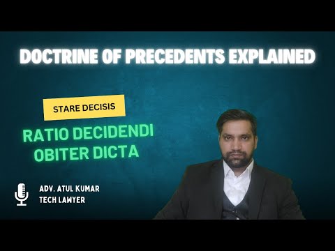Doctrine of Precedents Explained | Article 141 | Ratio Decidendi | Obiter Dicta | Stare Decisis