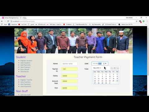School Management System Project in PHP and MySQLi | Developerazad ...