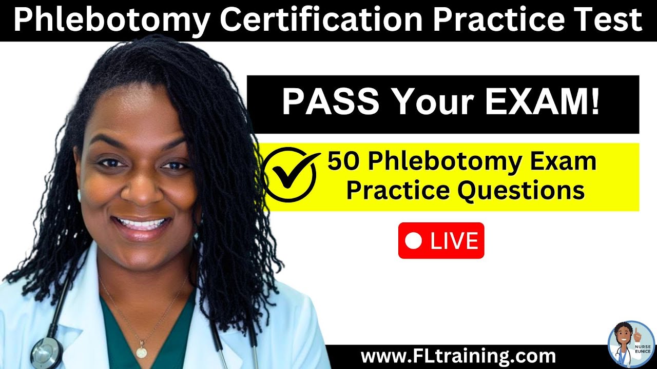 🩸Phlebotomy Certification Practice Test – 50 Questions to Help You PASS!