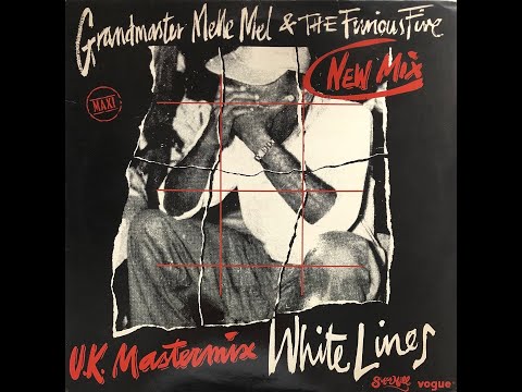 Grandmaster Melle Mel & The Furious Five - White Lines (U.K. Megamix) (1984 Vinyl)