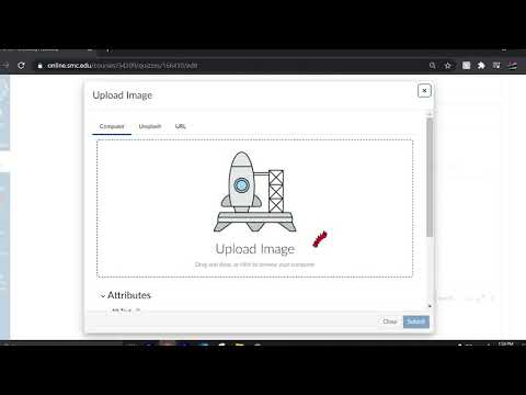 Uploading/Embedding an image into Canvas in 2021