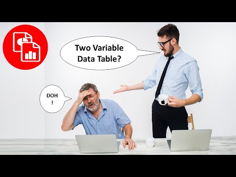 Create a Two Variable Data Table - Excel on Mac