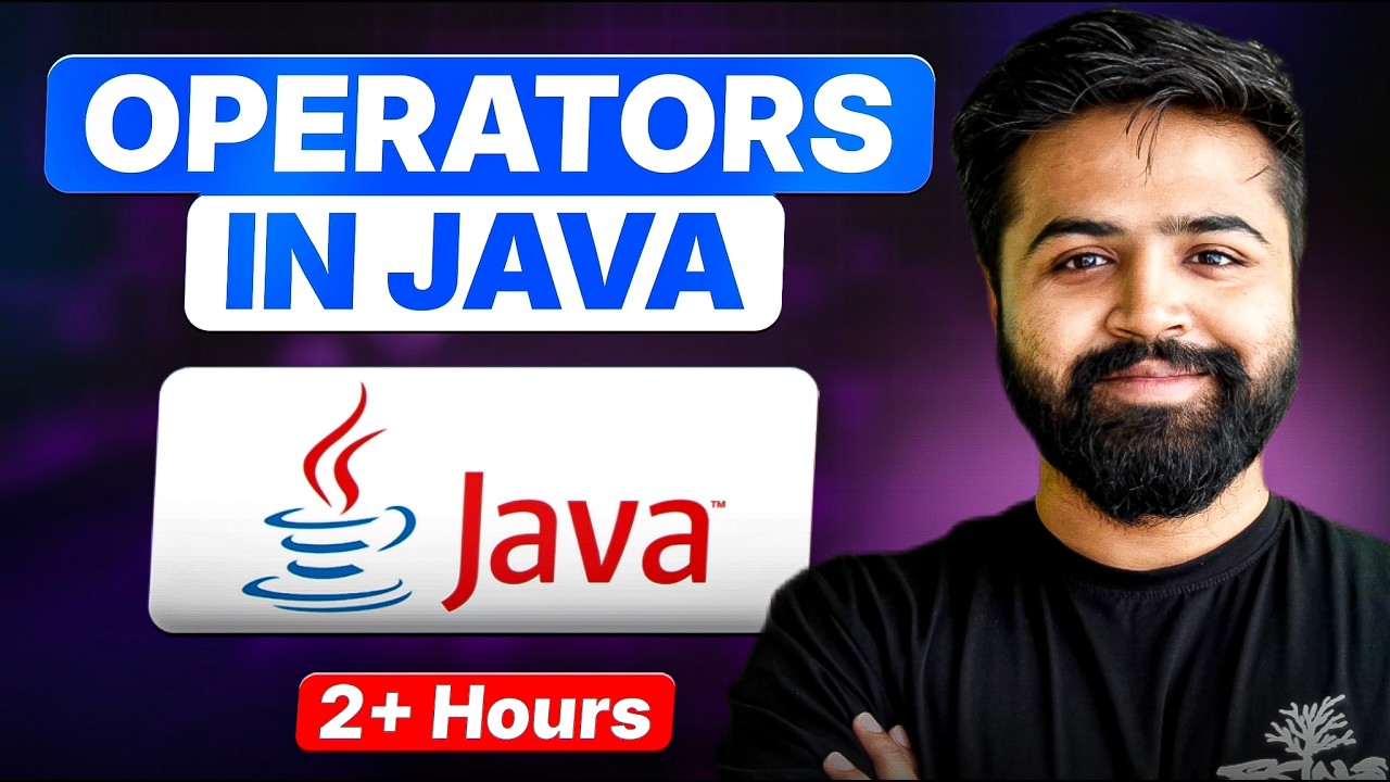 Java Operators | Arithmetic + Unary + Logical + Bitwise + Assignment Operators | Java Full Course #6