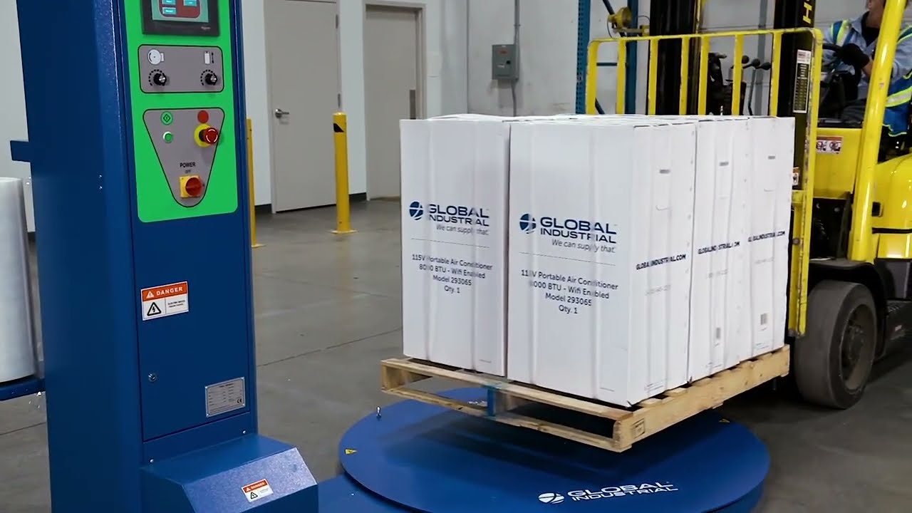 Global Industrial™ Semi-Automatic Stretch Wrap Machine For 20