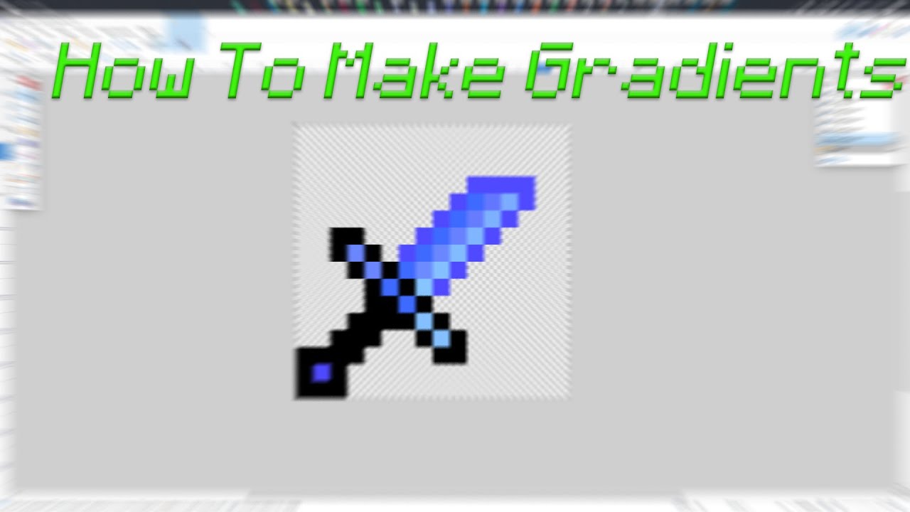 How To Make Gradients For Your Texture Pack (EASY!!)