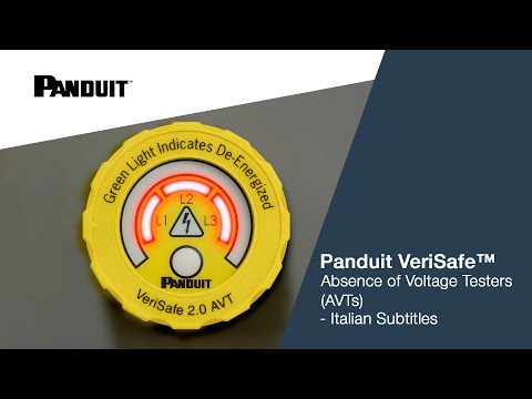 Panduit VeriSafe™ Absence of Voltage Testers - Italian Subtitles