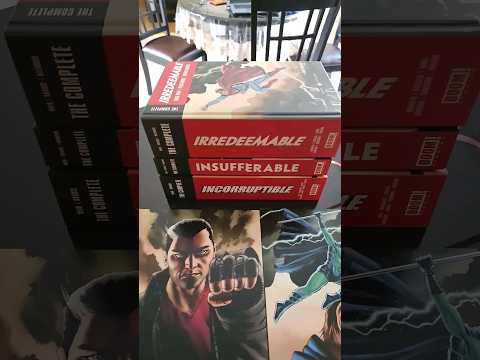 Irredeemable, Insufferable, Incorruptible, Kickstarter hardcovers are here! #awesome #boom Mark Waid